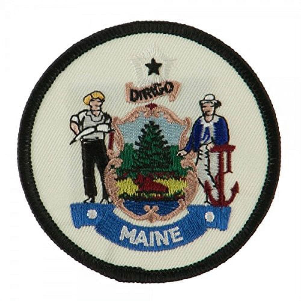 State Seal Patch Round 3" Diameter, Embroidered Iron On or Sew On Seal ...