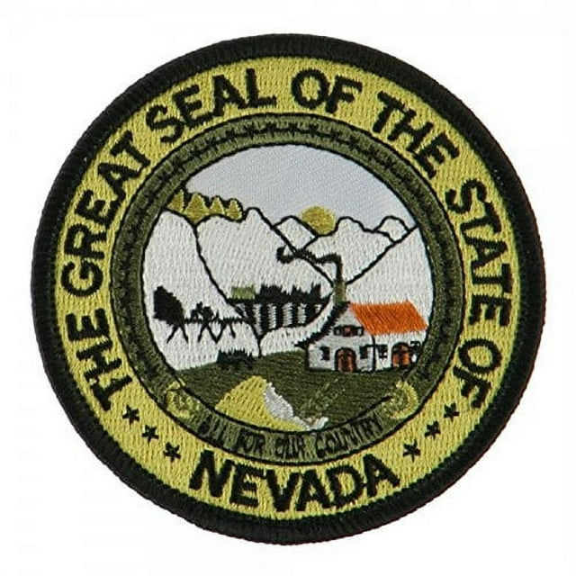 State Seal Patch Round 3" Diameter, Embroidered Iron On or Sew On Seal ...