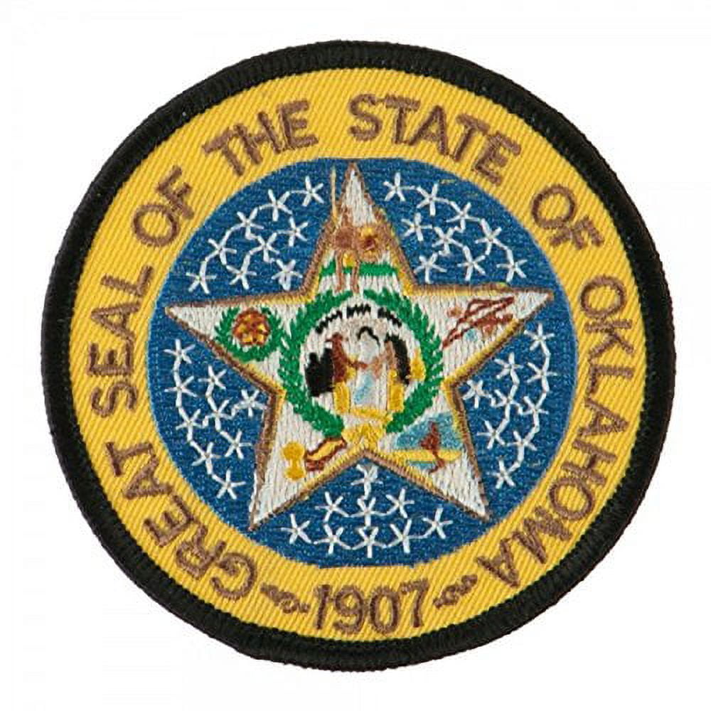 State Seal Patch Round 3" Diameter, Embroidered Iron On or Sew On Seal ...