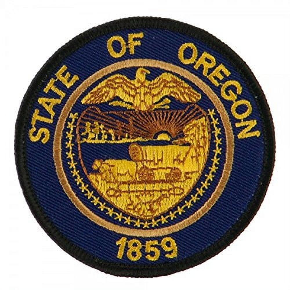 State Seal Patch Round 3" Diameter, Embroidered Iron On or Sew On Seal ...