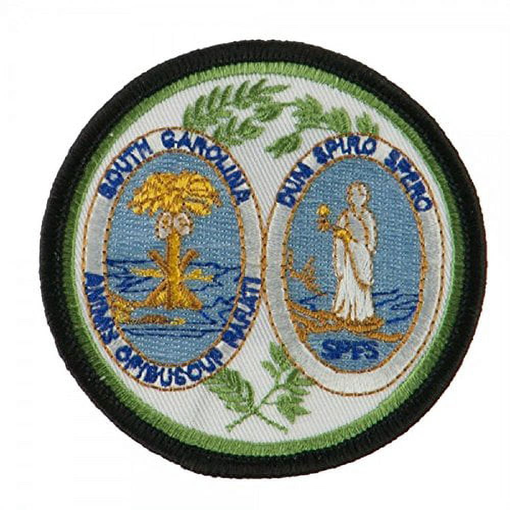 State Seal Patch Round 3" Diameter, Embroidered Iron On or Sew On Seal ...