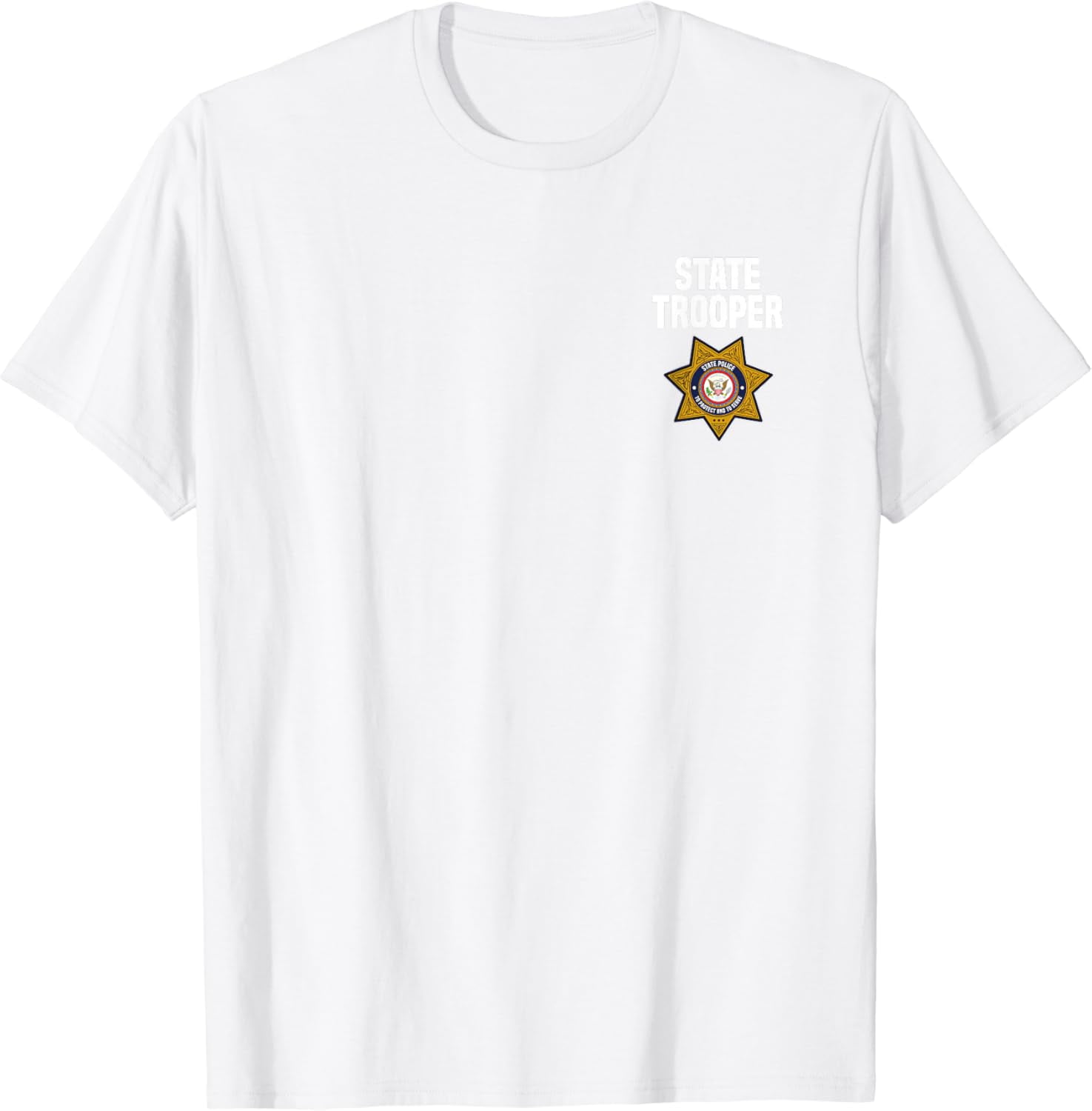 State Trooper Highway Patrol Police Officer Uniform T-Shirt T-Shirt ...