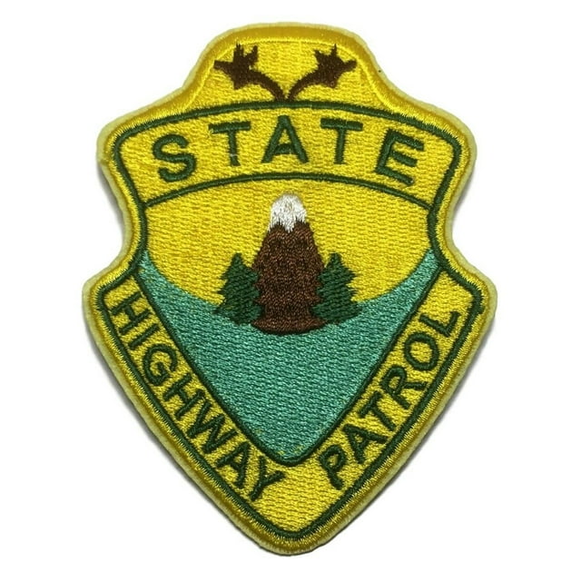 State Troopers Movie Highway Patrol Logo Iron On Patch - Walmart.com