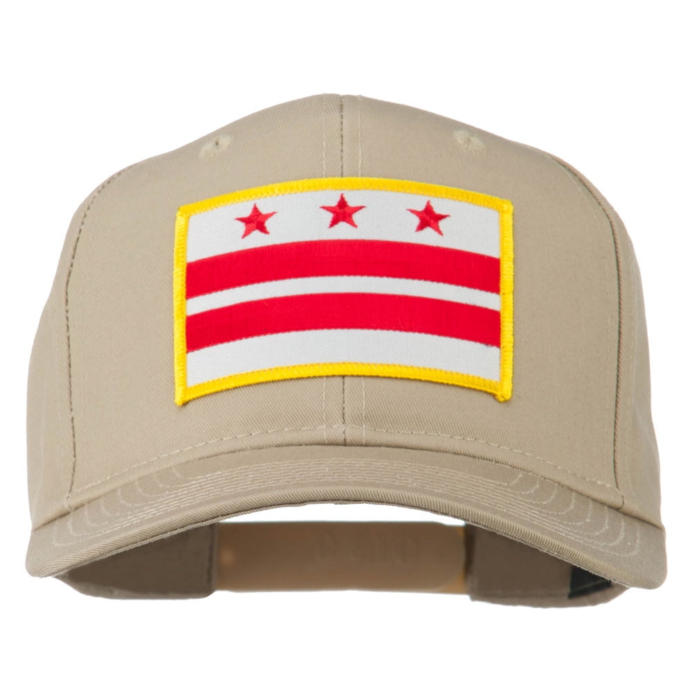 State of DC Embroidered Patch Cap - Khaki OSFM - Walmart.com