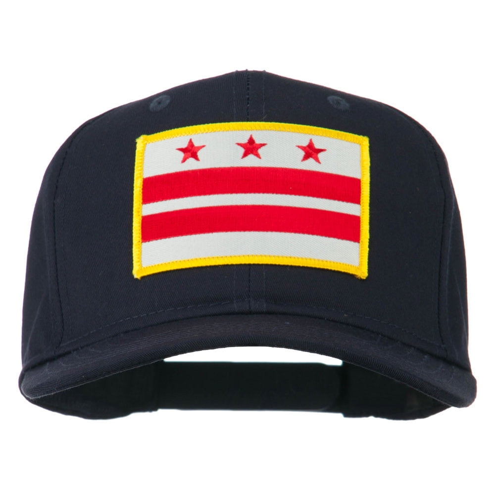 State of DC Embroidered Patch Cap - Navy OSFM - Walmart.com