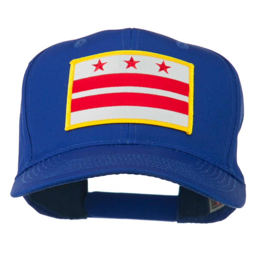 State of DC Embroidered Patch Cap - Royal OSFM - Walmart.com