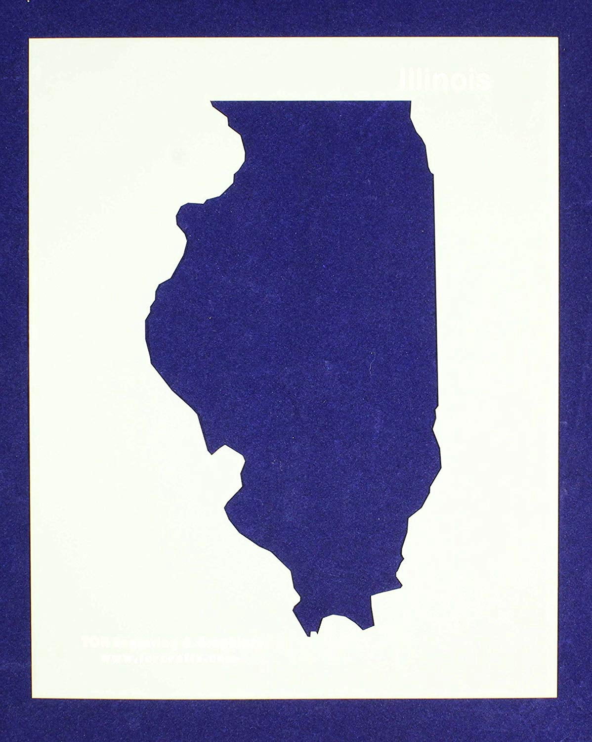 State of Illinois Stencil 14 Mil 8" X 10" Painting /Crafts/ Templates ...