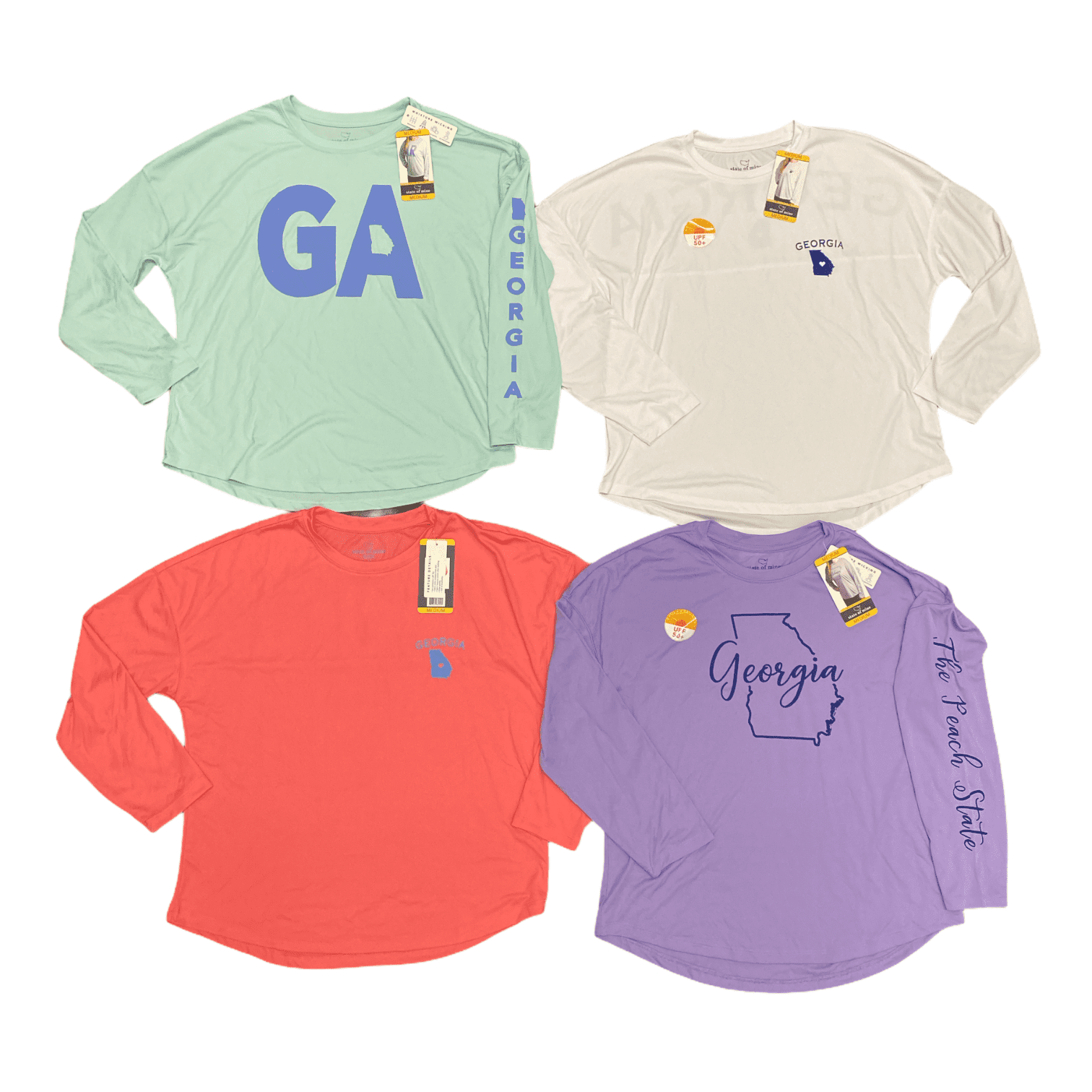 State of Mine Georgia Long Sleeve Women's Moisture Wicking UV Protect ...