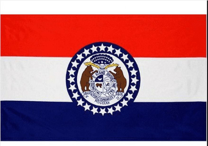 State of Missouri Flag 4x6 Foot Flag Banner (150 Denier) - Walmart.com
