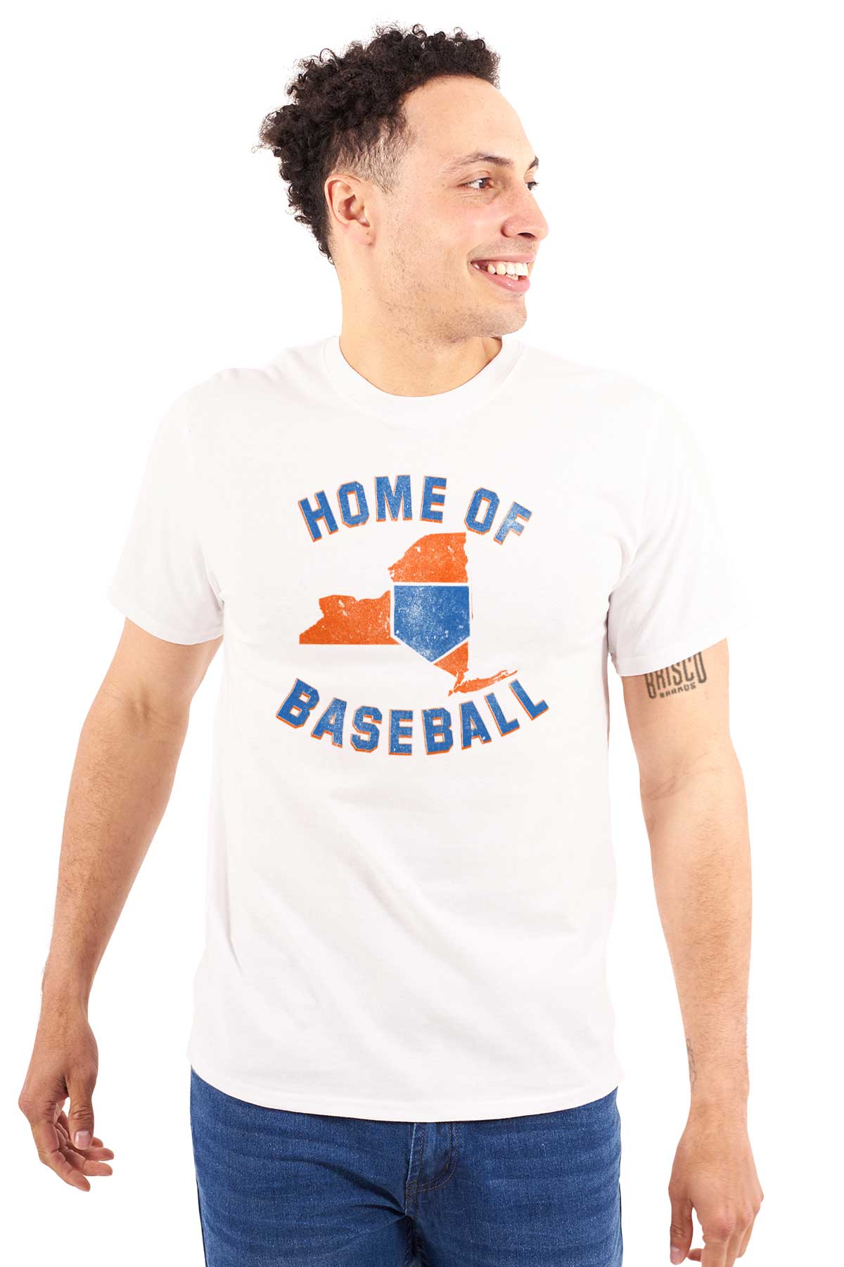 State of New York Home Of Baseball Unisex Plus Size Graphic Tee Brisco ...