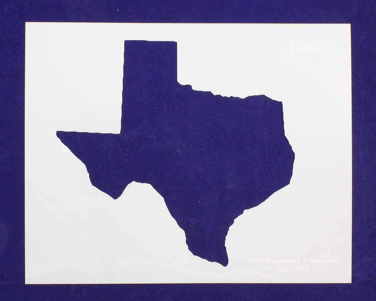 State of Texas Stencil - 14 X 17.5 Inches - Walmart.com