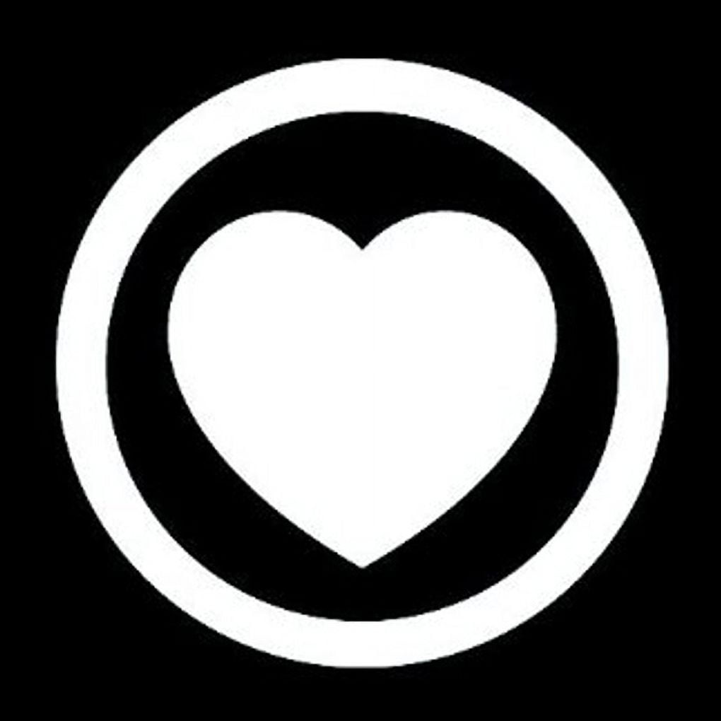 State of Trance Heart Vinyl Cut Decals With No Background (2 Pack ...