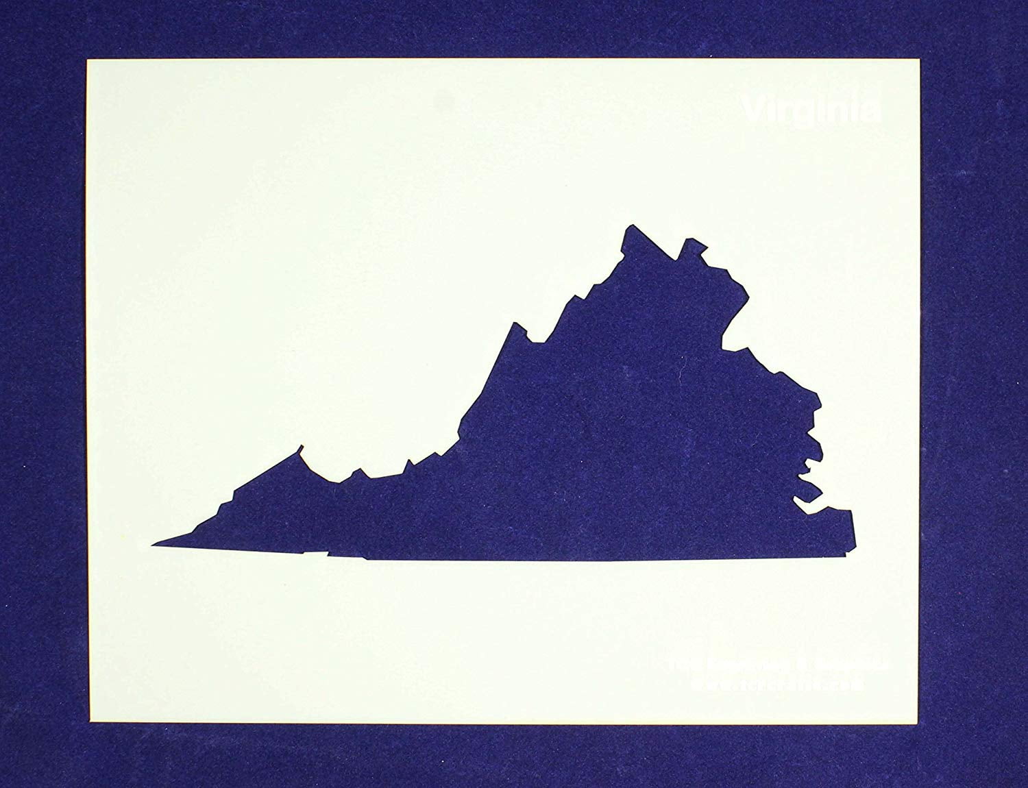 State of Virginia Stencil 14 Mil 8" X 10" Painting /Crafts/ Templates ...