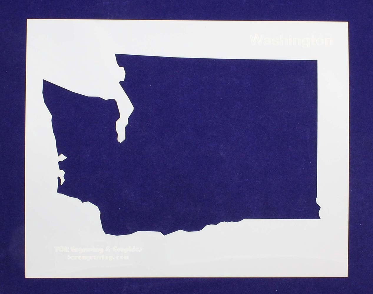 State of Washington Stencil 14 Mil 8" X 10" Painting /Crafts/ Templates ...