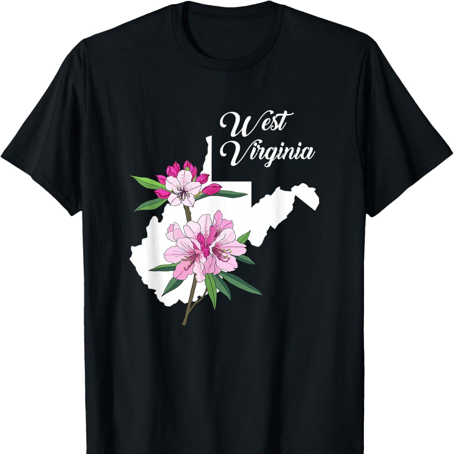 State of West Virginia Flower the Rhododendron T-S1Hirt - Walmart.com