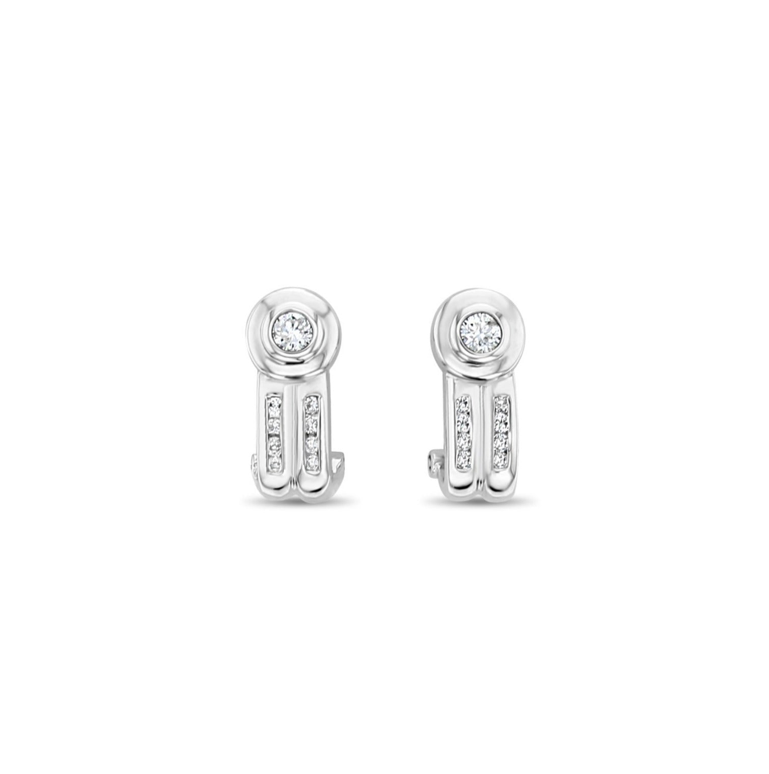 Statement Diamond Earrings .60cttw 14k White Gold - Walmart.com