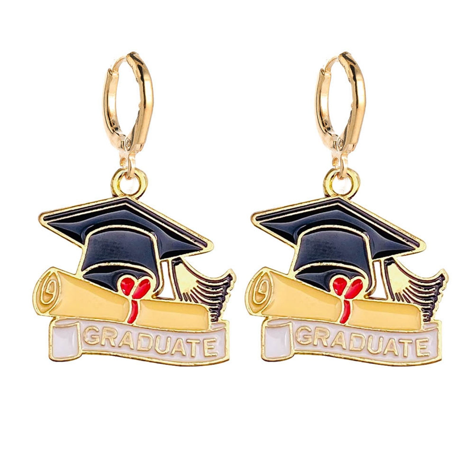 Statement Earring Raffia Earrings Channel Earrings Women Graduation Cap ...