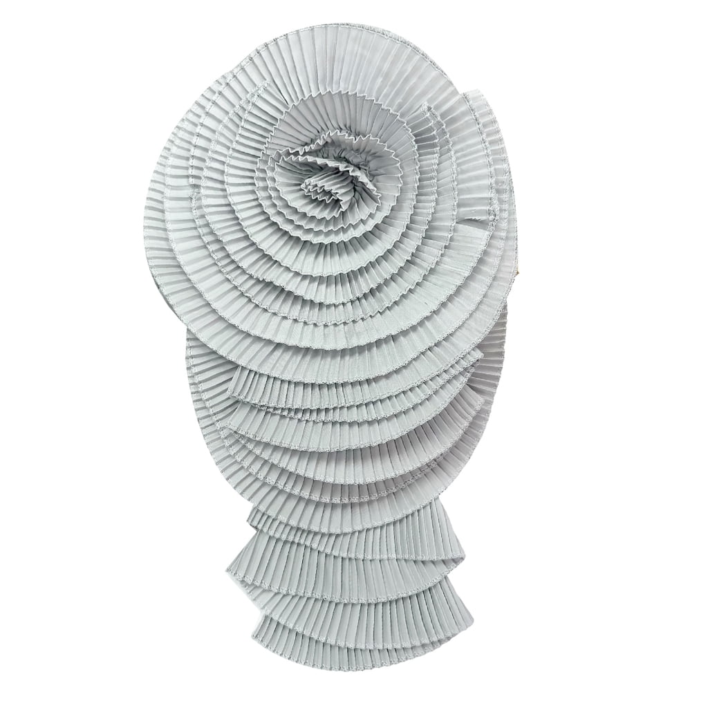 Statement Flower Brooch for Fashionable Outfits Pleated Big Floral ...