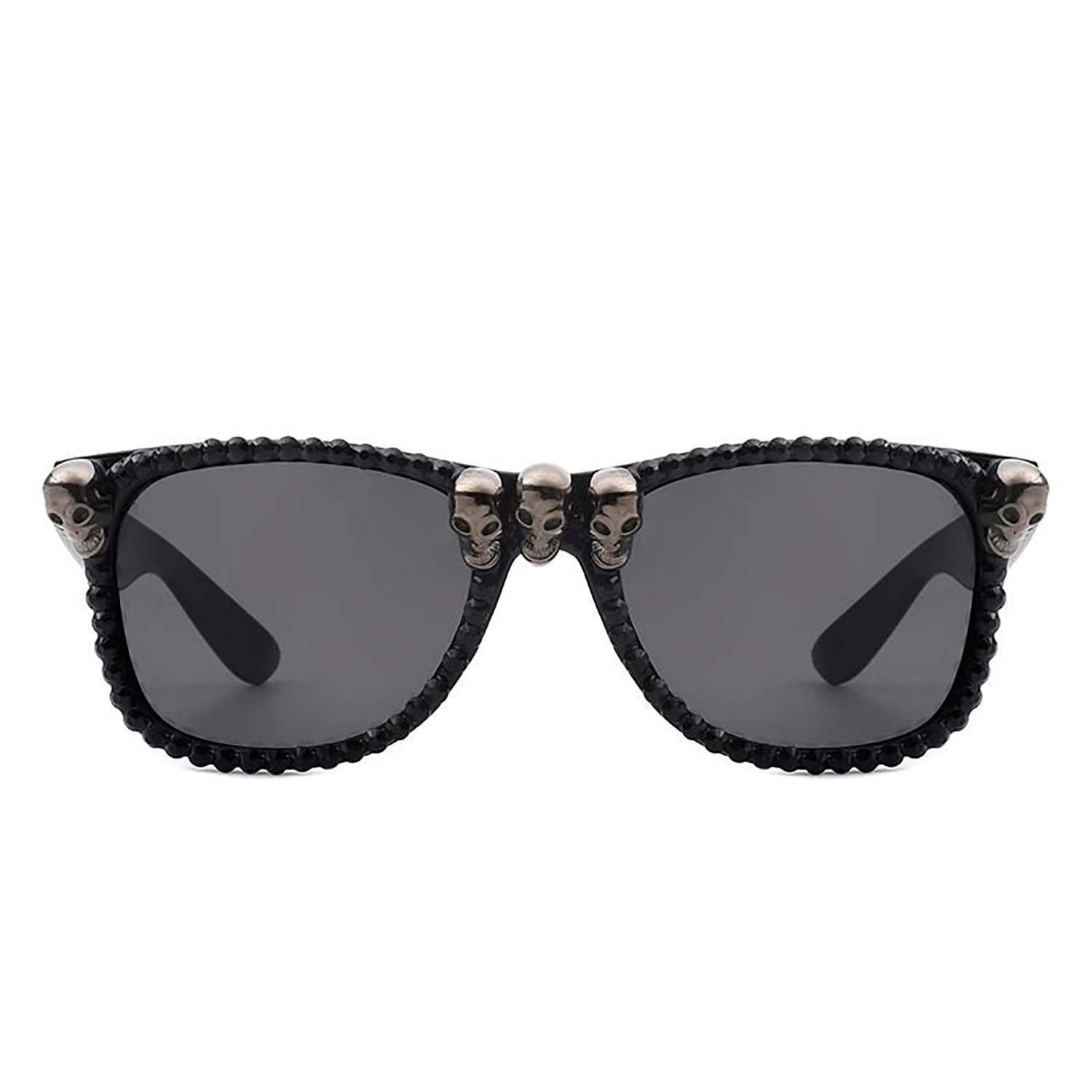 Statement Square Sunglasses for Men & Women, Edgy Fashion Style Skull ...