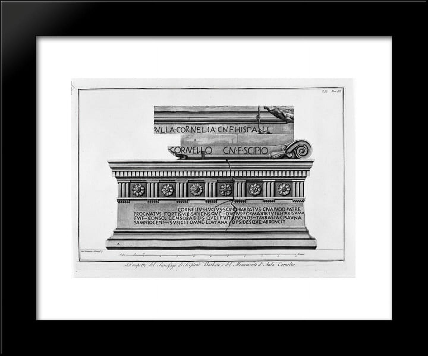 Statement of the Sarcophagus of Scipio Barbato and the monument of ...