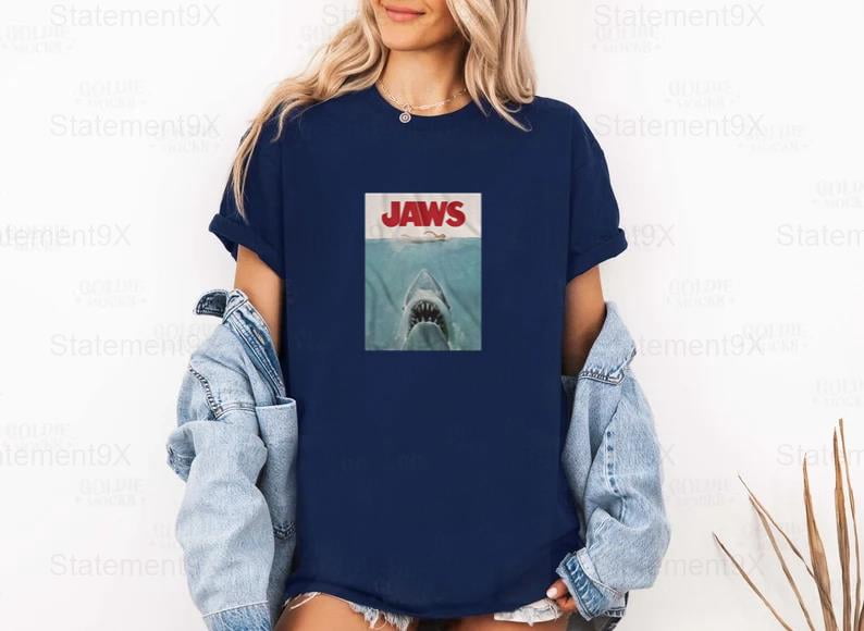 Statement93 Jaws Poster Navy Movie Steven Spielberg Shark Horror Film ...