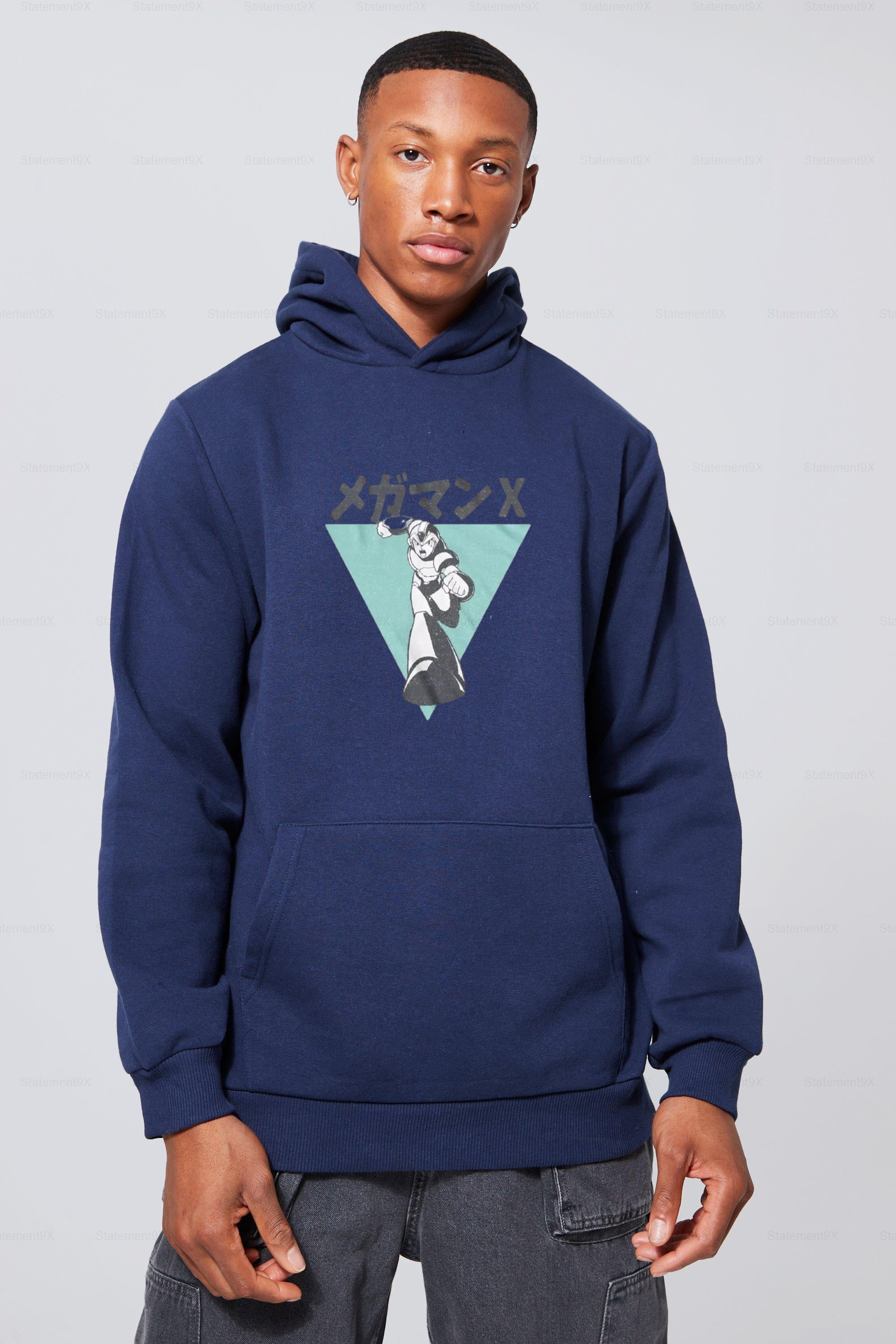 Statement95 Mega Man Incoming White Gaming Capcom NES Retro Action Pose ...