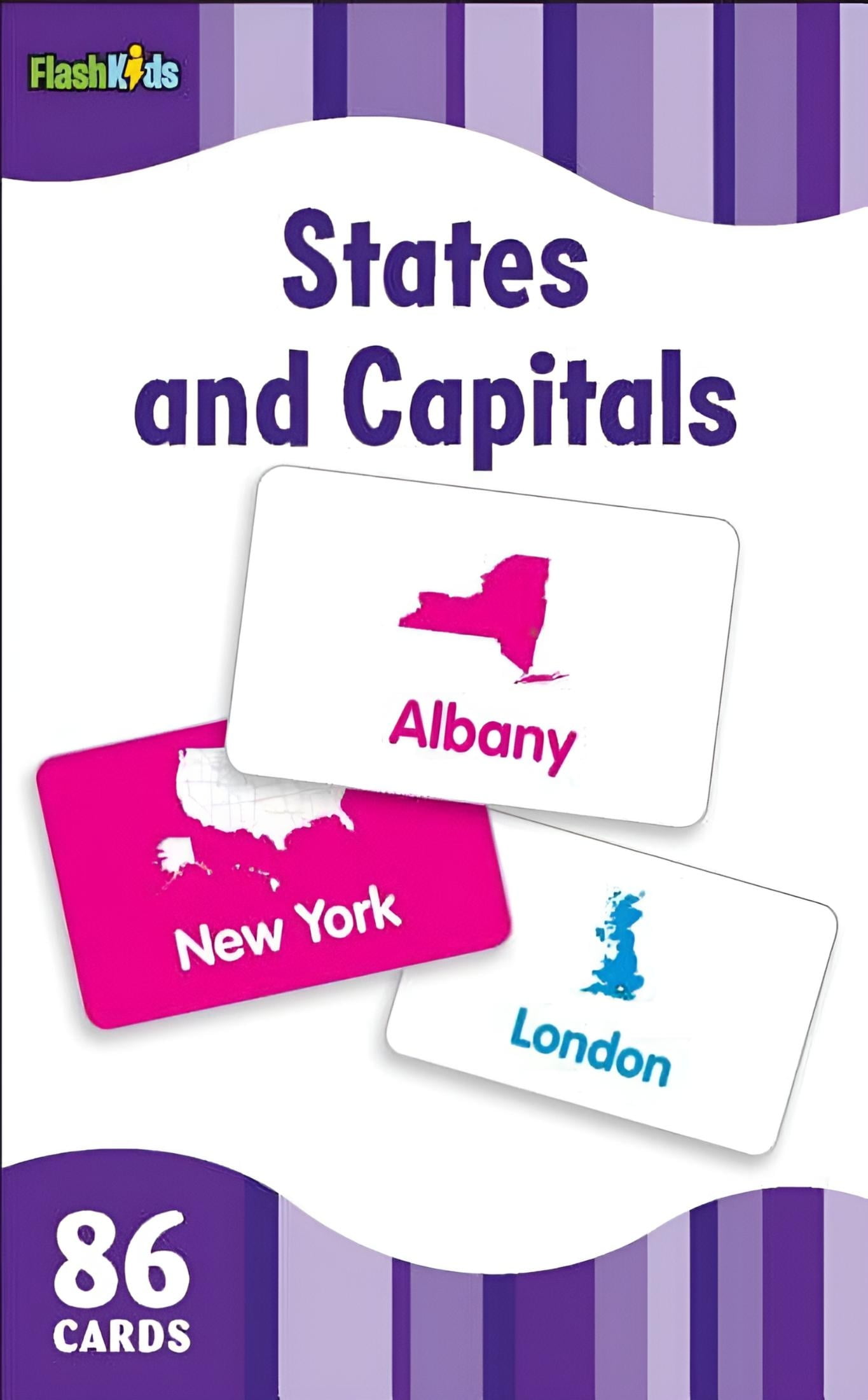 Flash Kids Educational Flash Cards: States and Capitals - Walmart.com