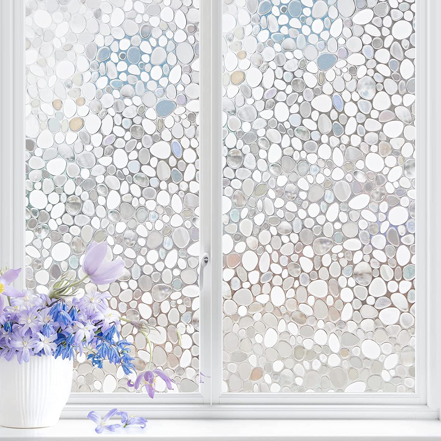 Static 3D Peep-Proof Paper-Cut for Window Decoration Transparent Opaque ...