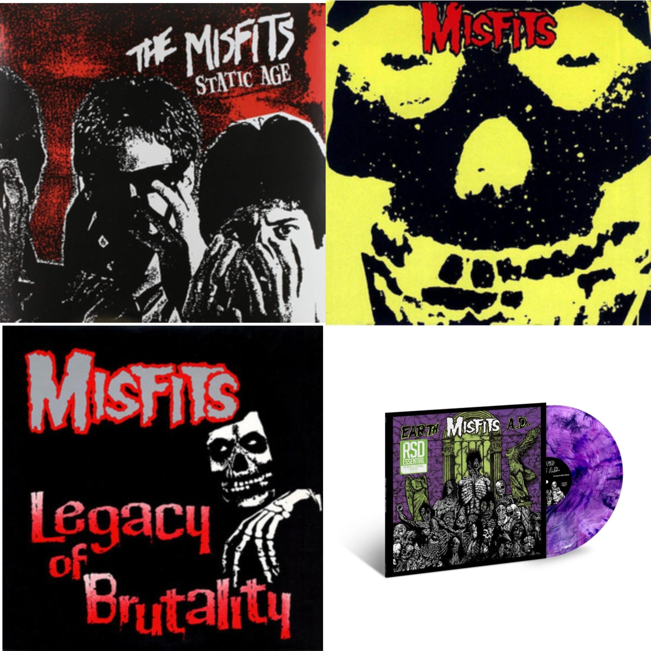 Static Age & Collection & Legacy Of Brutality & Earth A.D. / Wolfs Blood (Purple Swirl LP Vinyl ...