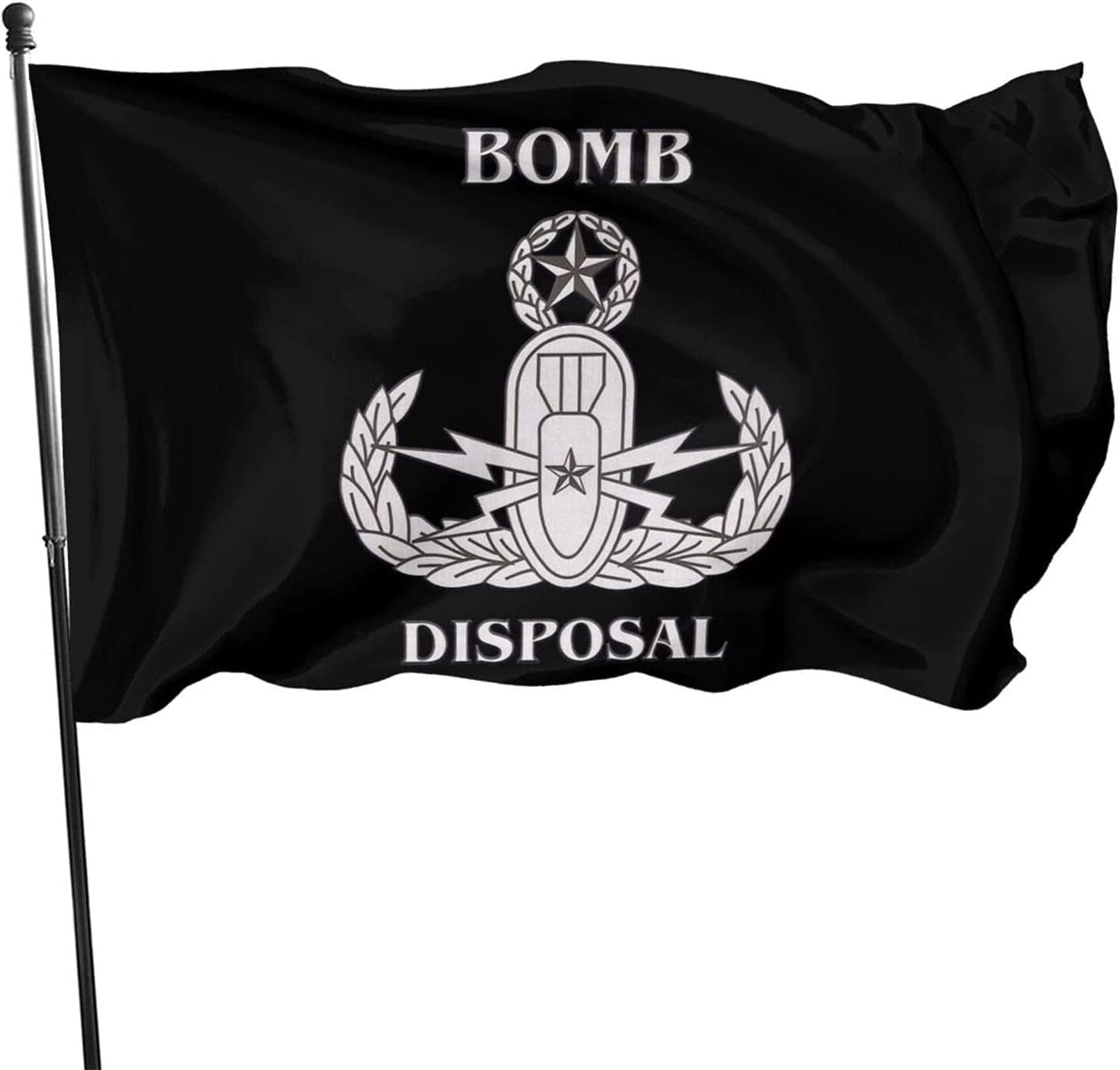 Static Bomb Disposal EOD Badge Garden 3x5Ft Flag Outdoor Indoor Party Home House Sign Decor ...