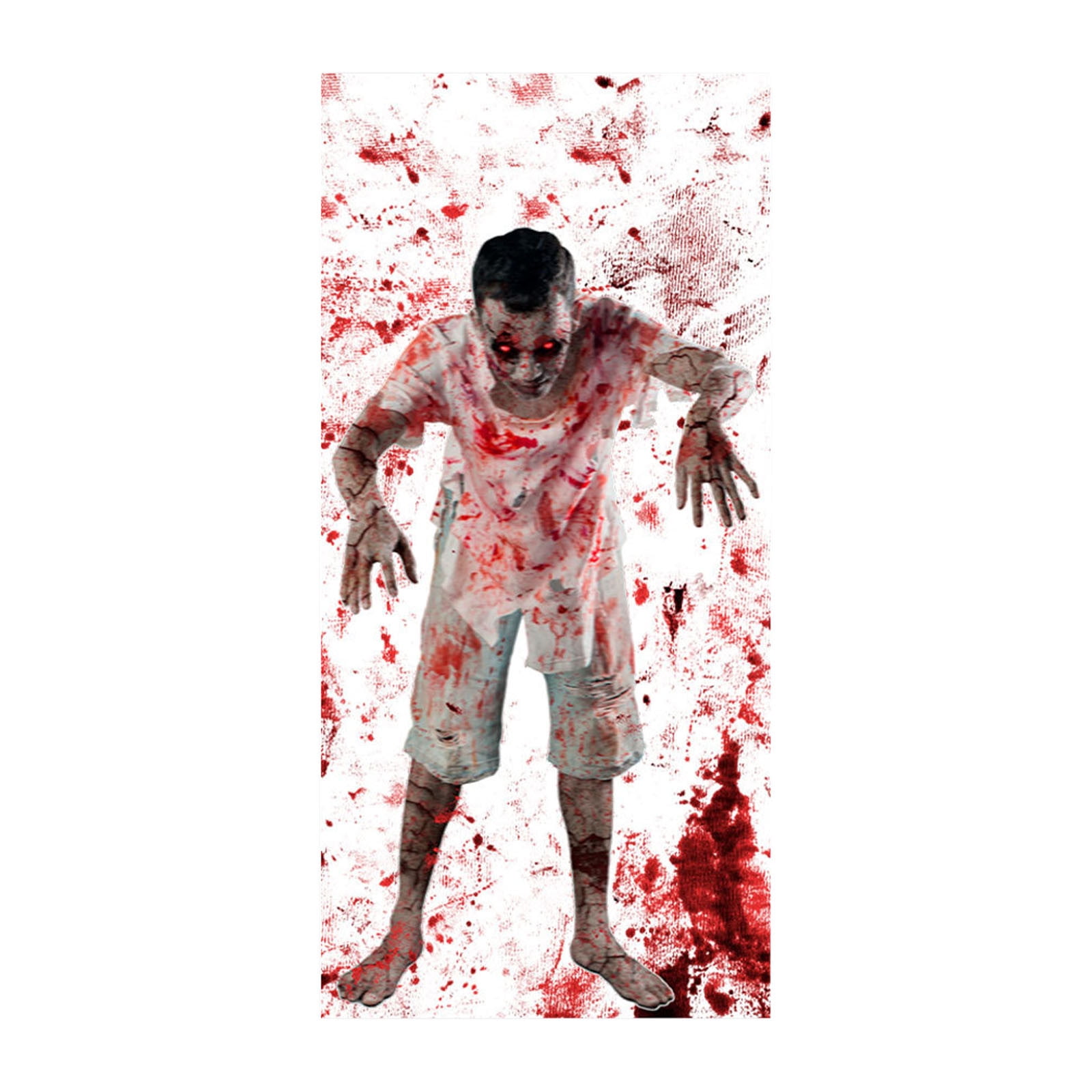 Static Cling Ghost Handprint Window Sticker Double-Sided Halloween ...