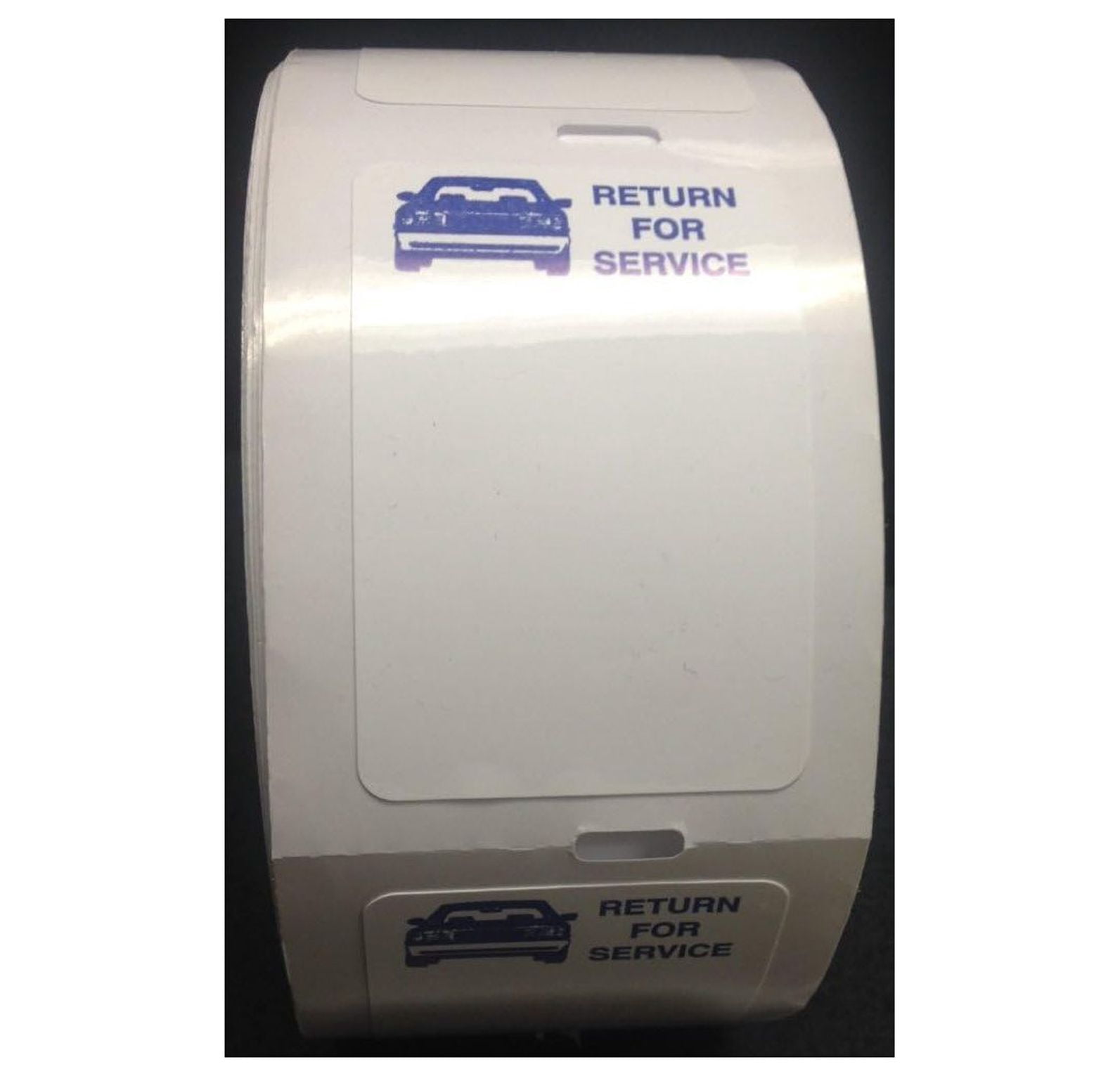 Static Cling Return for Service White Labels for Thermal Printer Oil ...