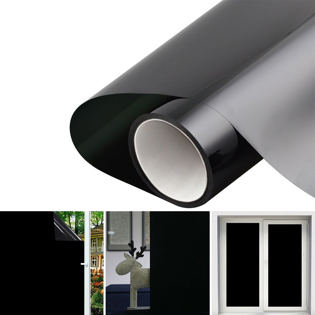 Static Cling Total Blackout Window Film 100% UV Blocking Window ...