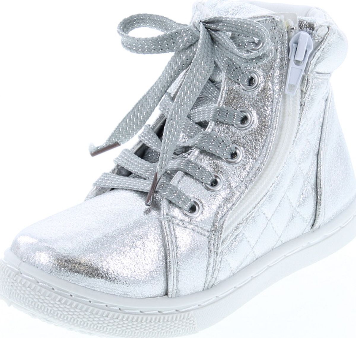 Static Footwear Girls Fashion High Top Lace Up Sneakers - Walmart.com