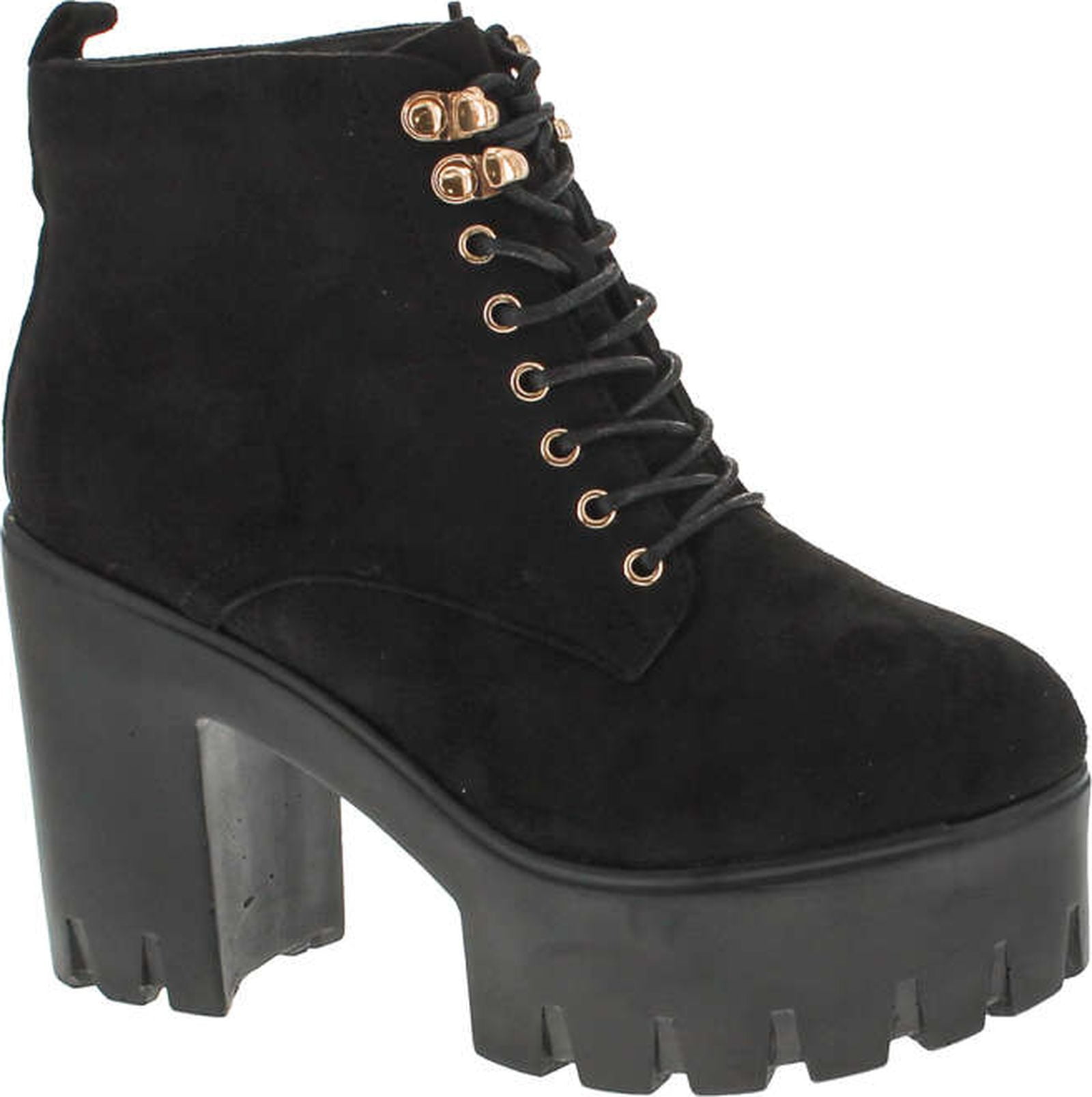 Static Footwear Women's Climate Faux Leather Lace-Up Thick Platform ...