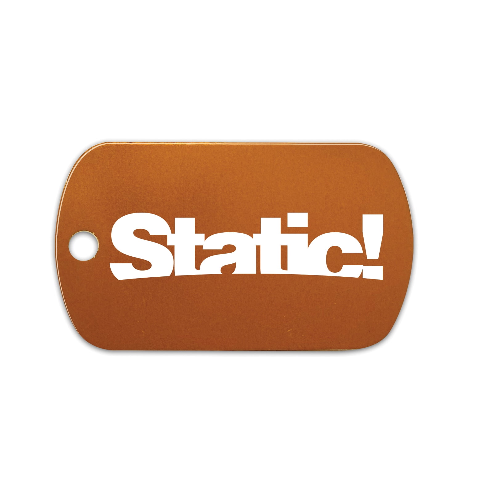 Static GI Dog Tag Aluminum Keychain static lowered stance slammed jdm ...