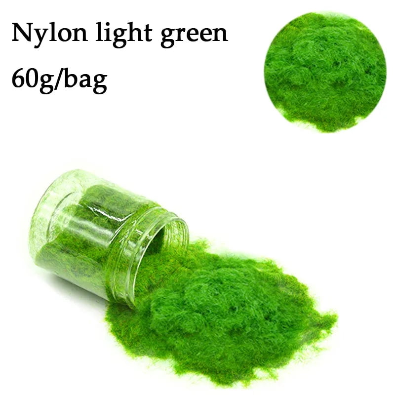 Static Grass Powder 3MM Turf Flocking Nylon Toy Model Scene Making 60g ...