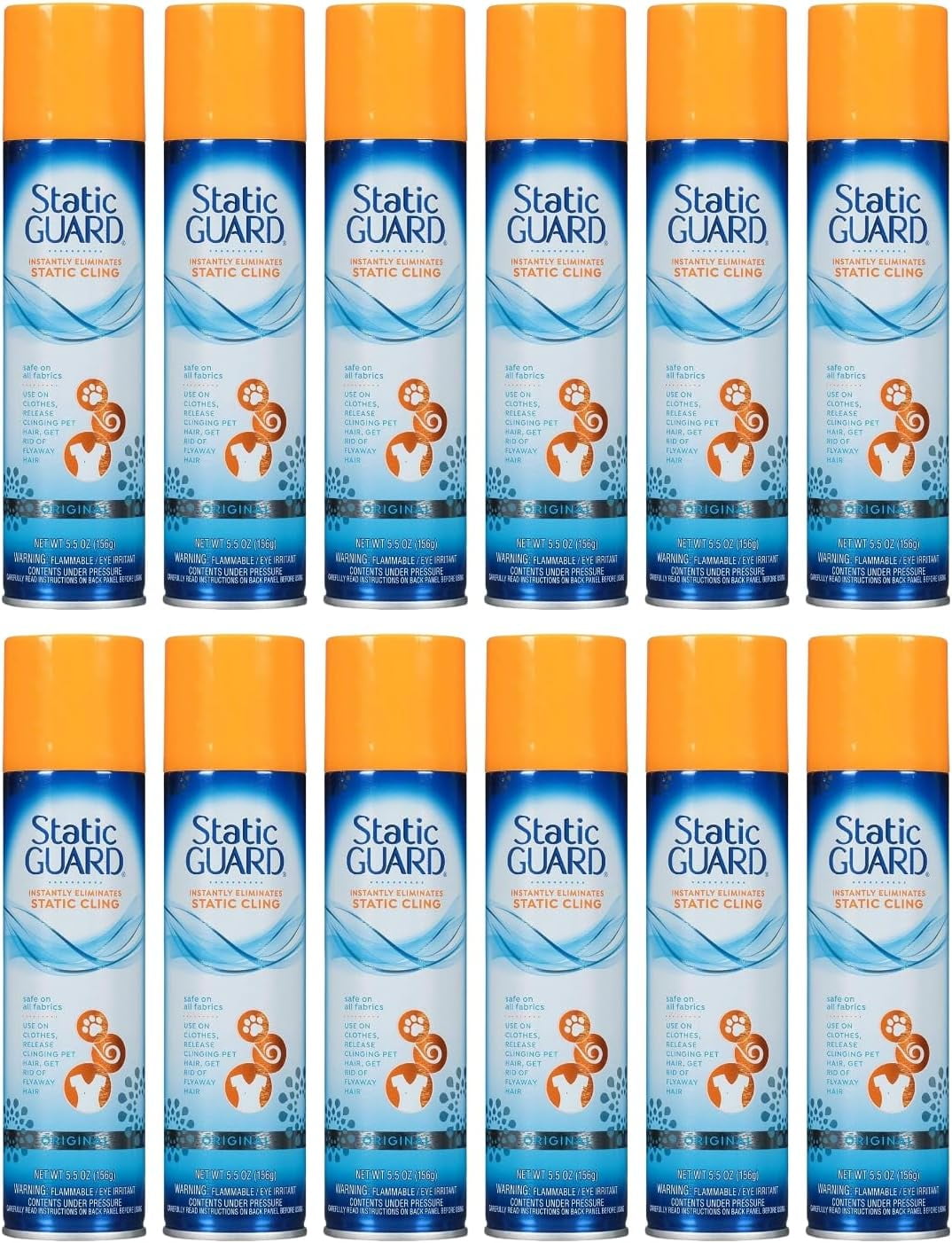 Static Guard 5.5 Ounce Spray - Neutralizer, Eliminates Static, Prevents ...