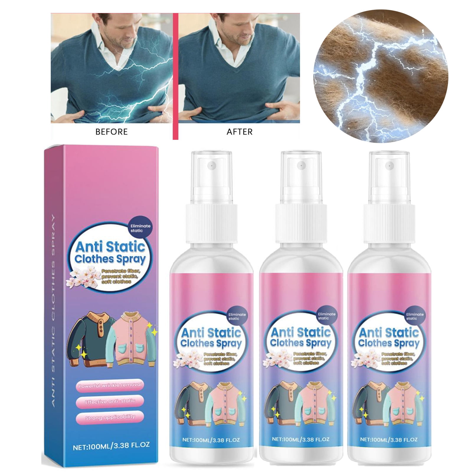 Static Guard Spray,Anti Static Spray,Instant Anti Static Spray,Static ...