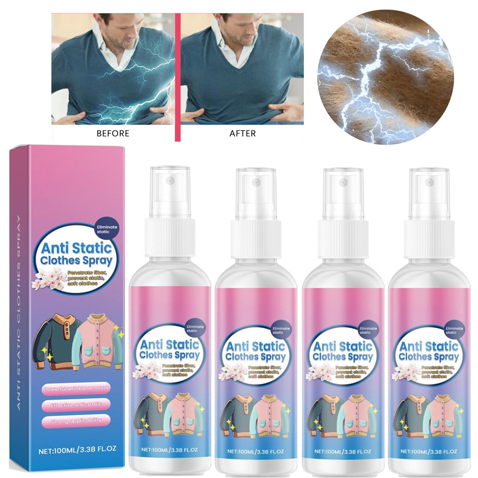 Static Guard Spray,Anti Static Spray,Instant Anti Static Spray,Static ...