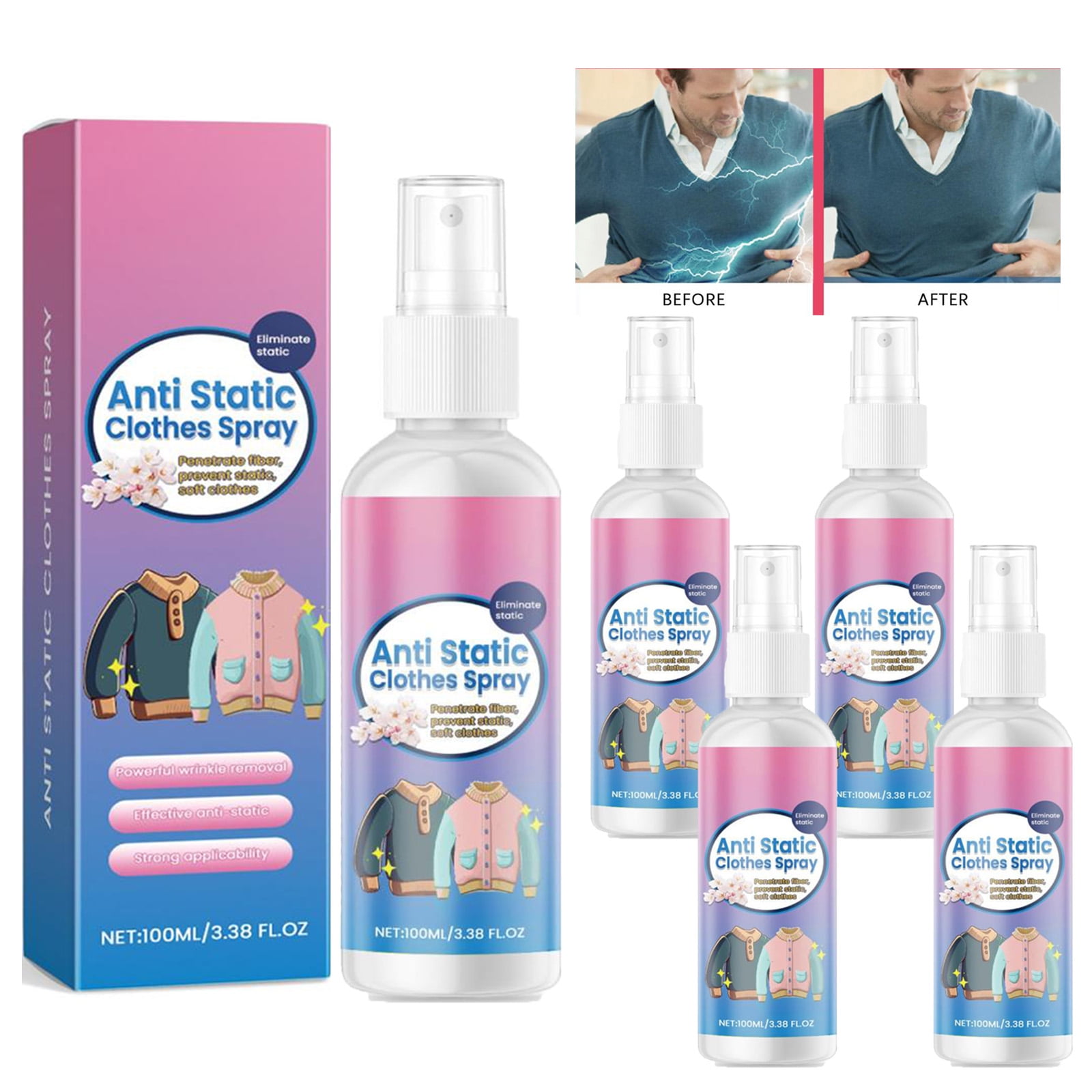 Static Guard Spray,Anti Static Spray,Instant Anti Static Spray,Static ...