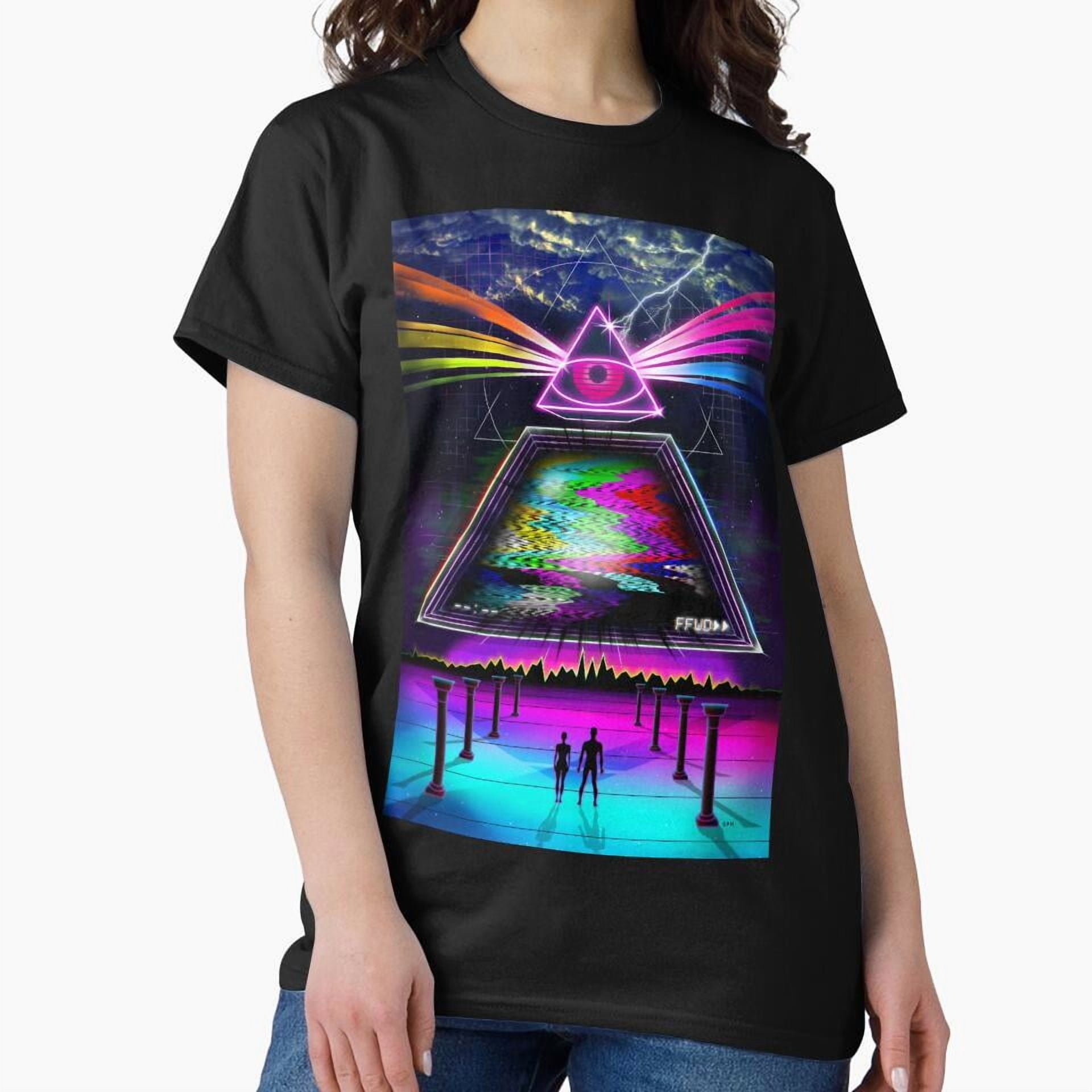 Static Intelligence VHS 80s Retro Glitch Aesthetic Graphic H19044 T ...