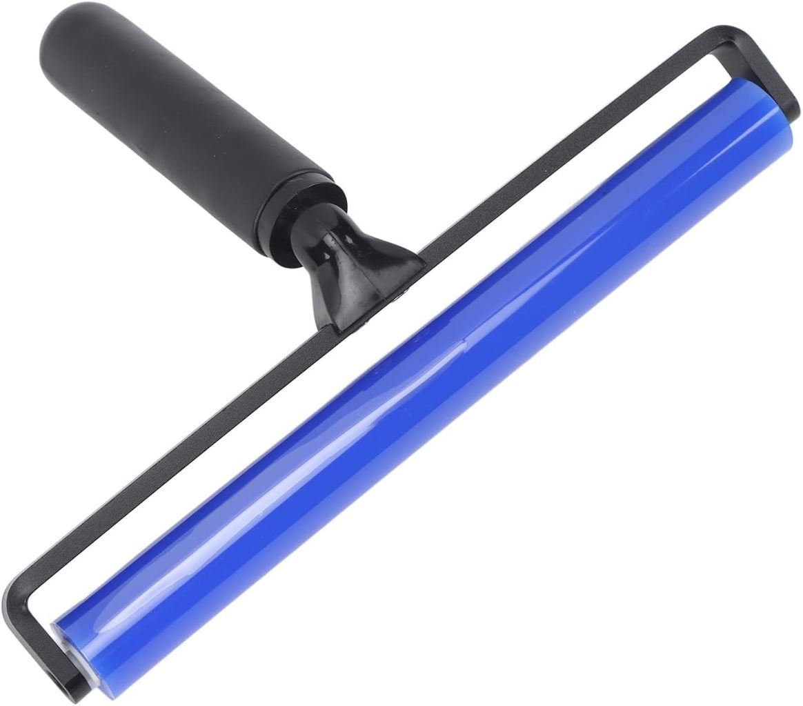 Static Roller Dust Removal Roller Super Sticky Blue Silicone Soft ...