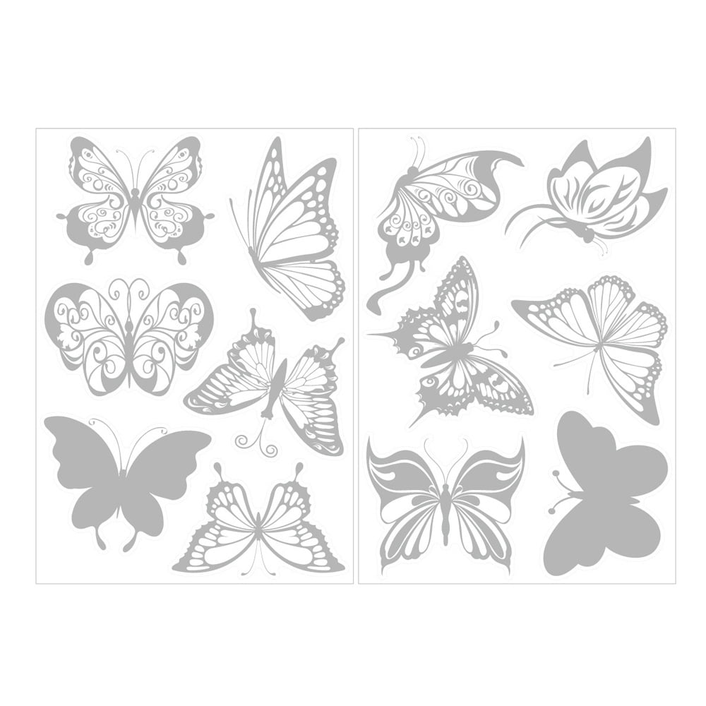 Static Window Clings Anti Collision Window Decals for Bird Strikes ...