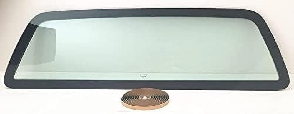 Stationary Back Window Rear Glass Clear Color Replacement for Ford F150 ...