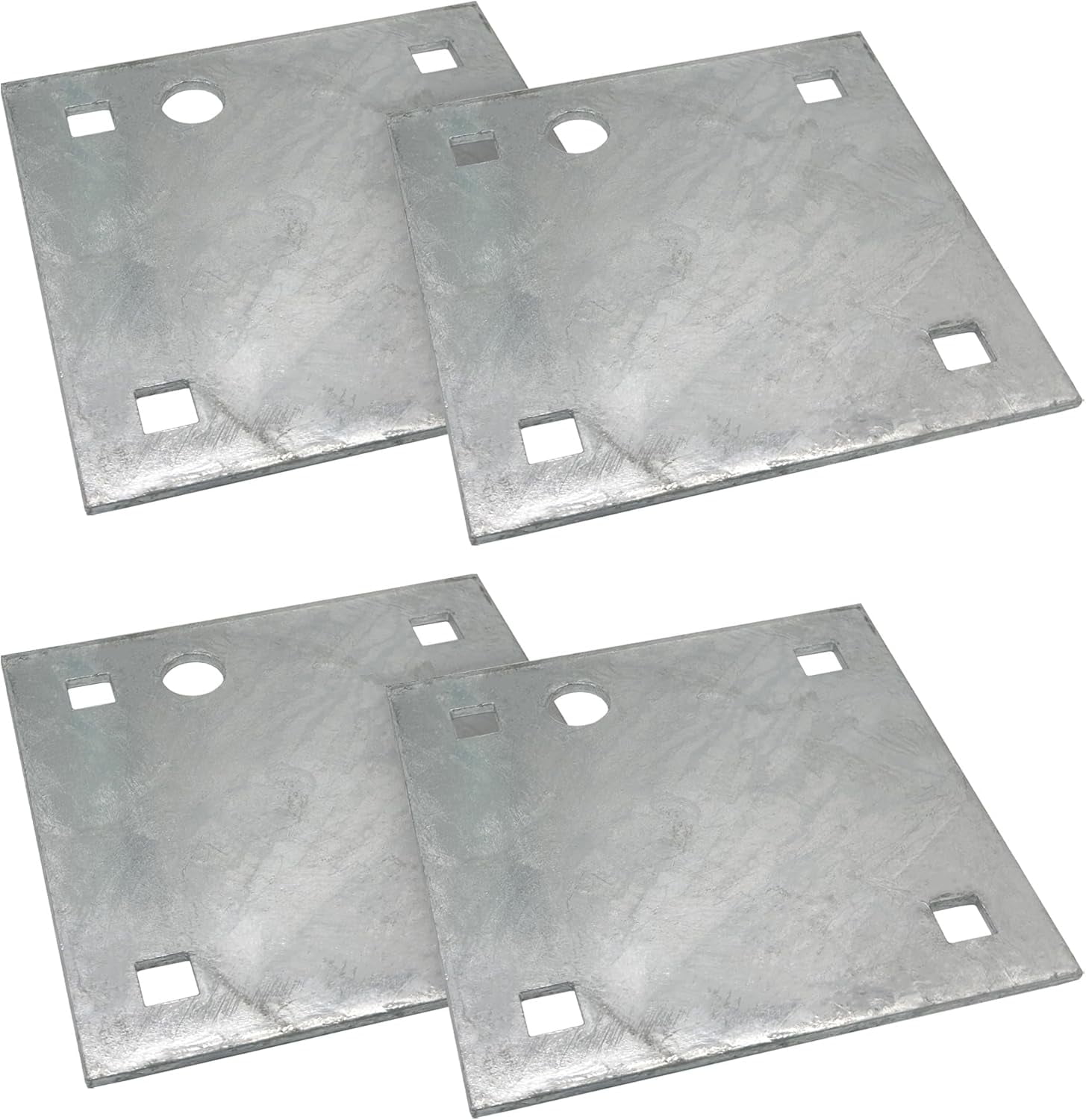 Stationary & Floating Dock Backer Plates, 5" x 5" - 7/16" Holes - Heavy ...
