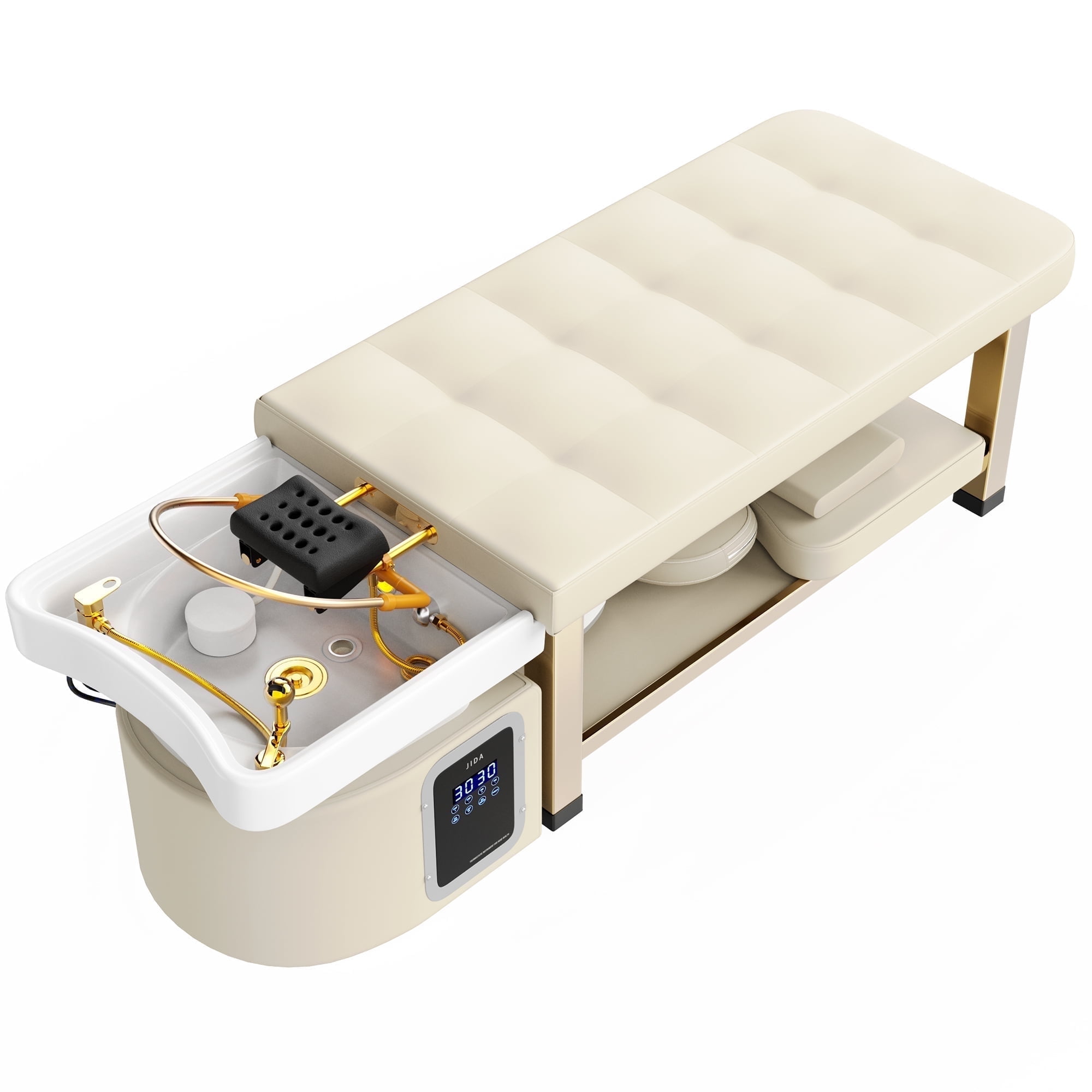 Holaki Stationary Head Spa Massage Table with Water Cycle & Fumigation ...
