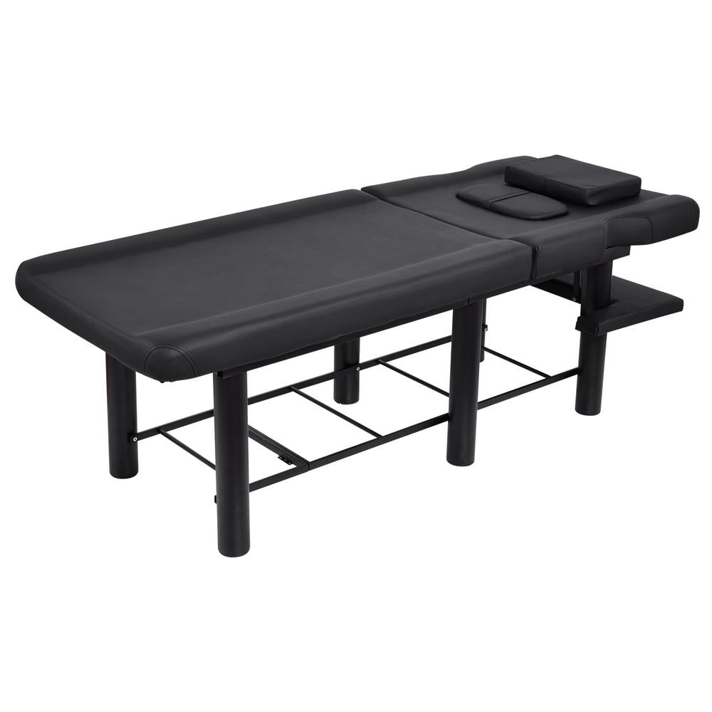 Stationary Massage Table Massage Bench Waxing Bed Metal Frame ...