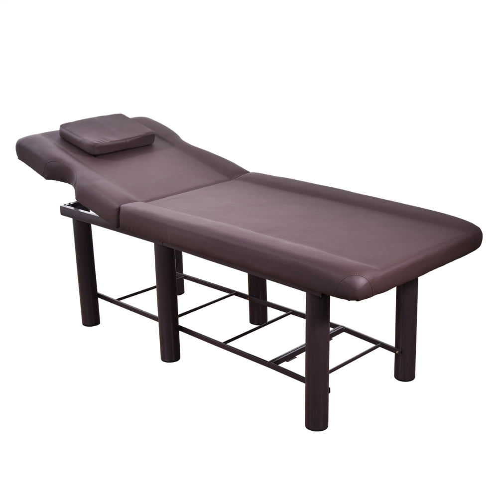 Stationary Massage Table, Spa Table with Adjustable Backrest, 440.9Lbs ...