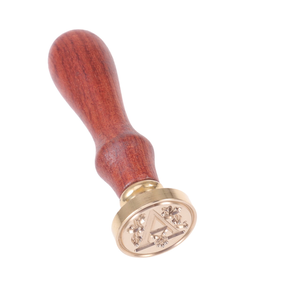 BESTOYARD Wax Seal Stamp Rectangular Brown Wood Bamboo 1 Set - Walmart.com